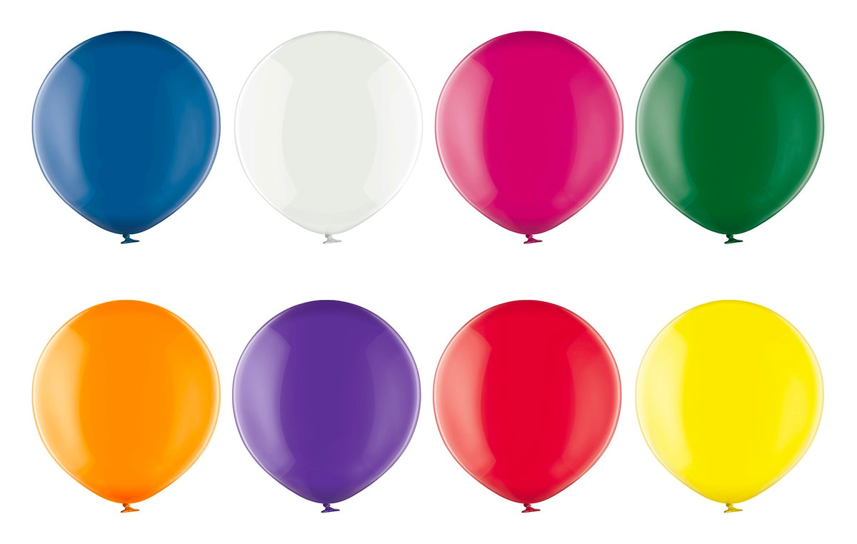 Belbal 17" round crystal balloons (100 bag) – Balloon Ace