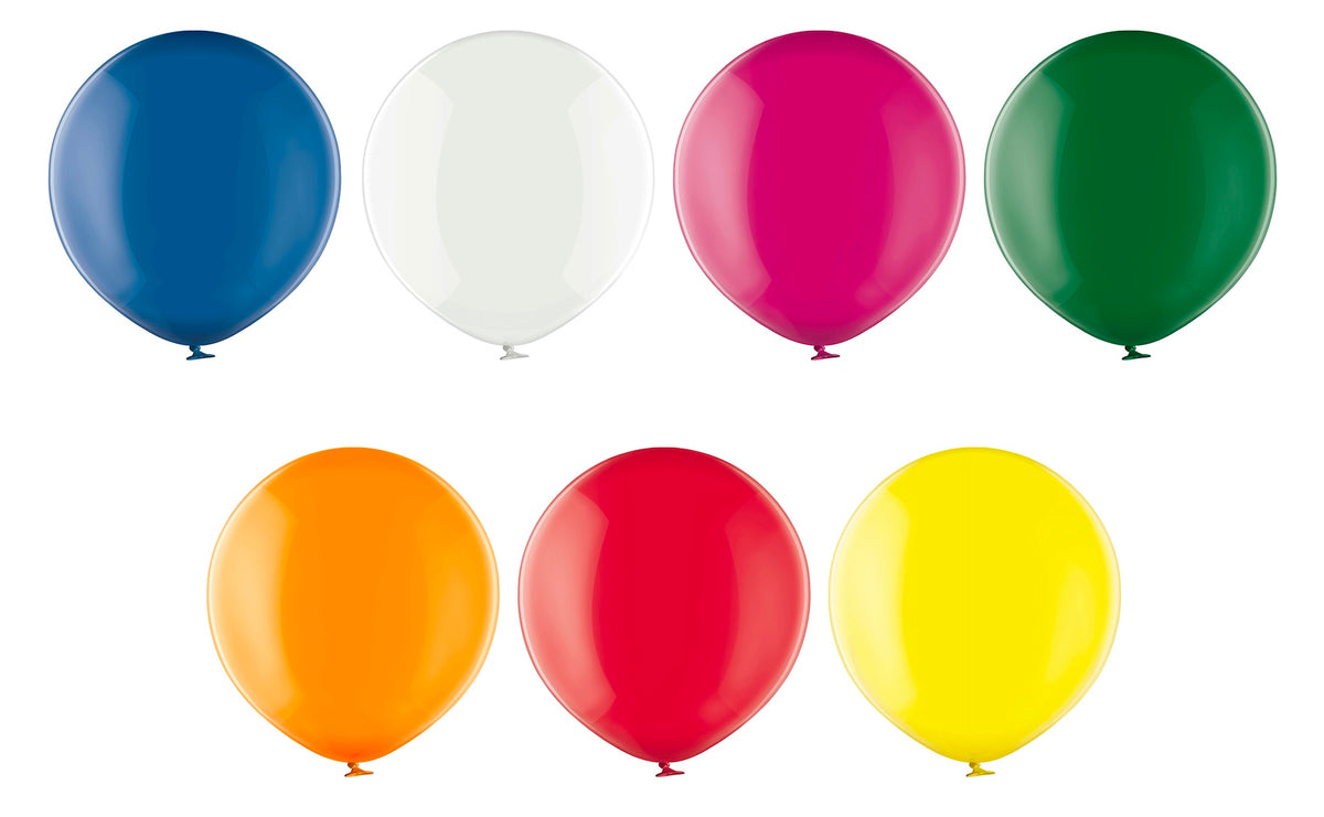 Belbal 17" round crystal balloons (100 bag) – Balloon Ace